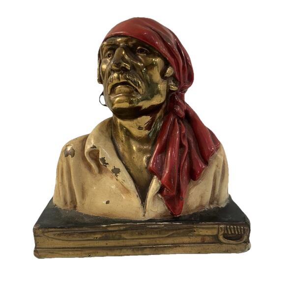 Accessories | Antique Circa 1937 Mb Marion Pirate Bust Sculpture ...